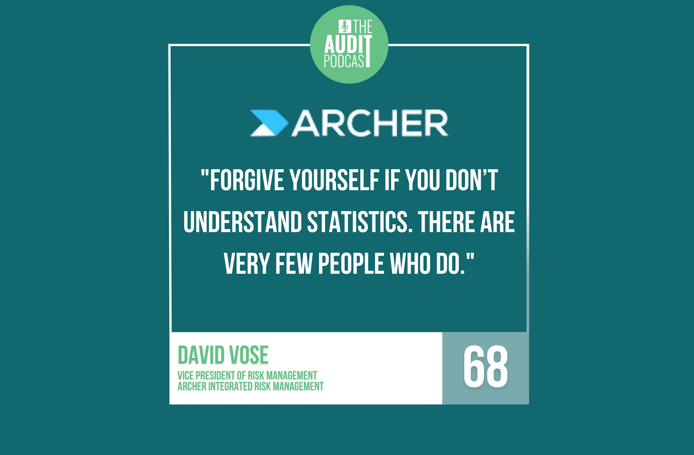 EP: 68 The three scenarios of risk w/David Vose - The Audit Podcast